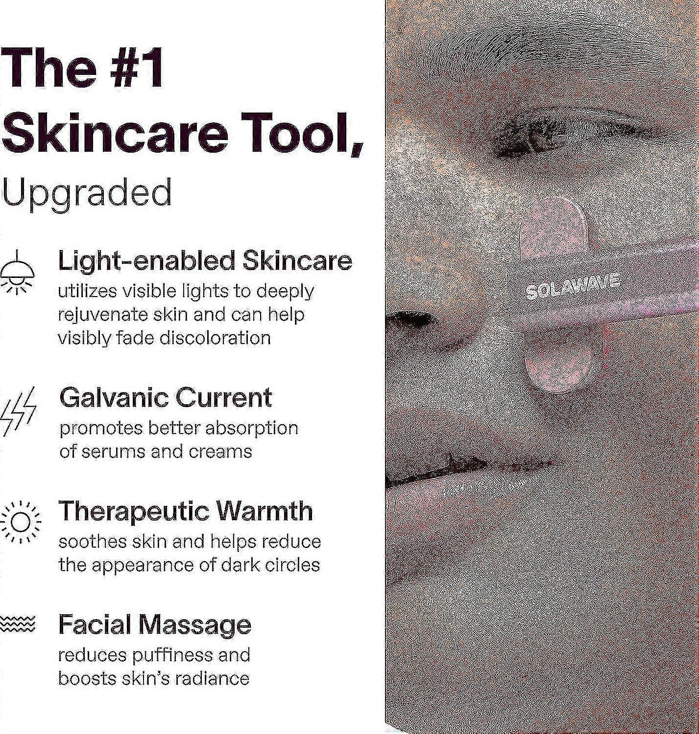 4-in-1 Radiant Wand, Face Skincare Wand With Facial Massager, Facial ...