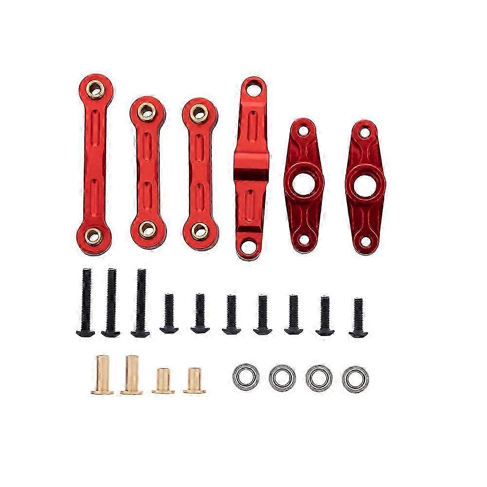 Aluminum Ball Bearing Crank Steering Assembly Link Set for Tamiya TT02 ...