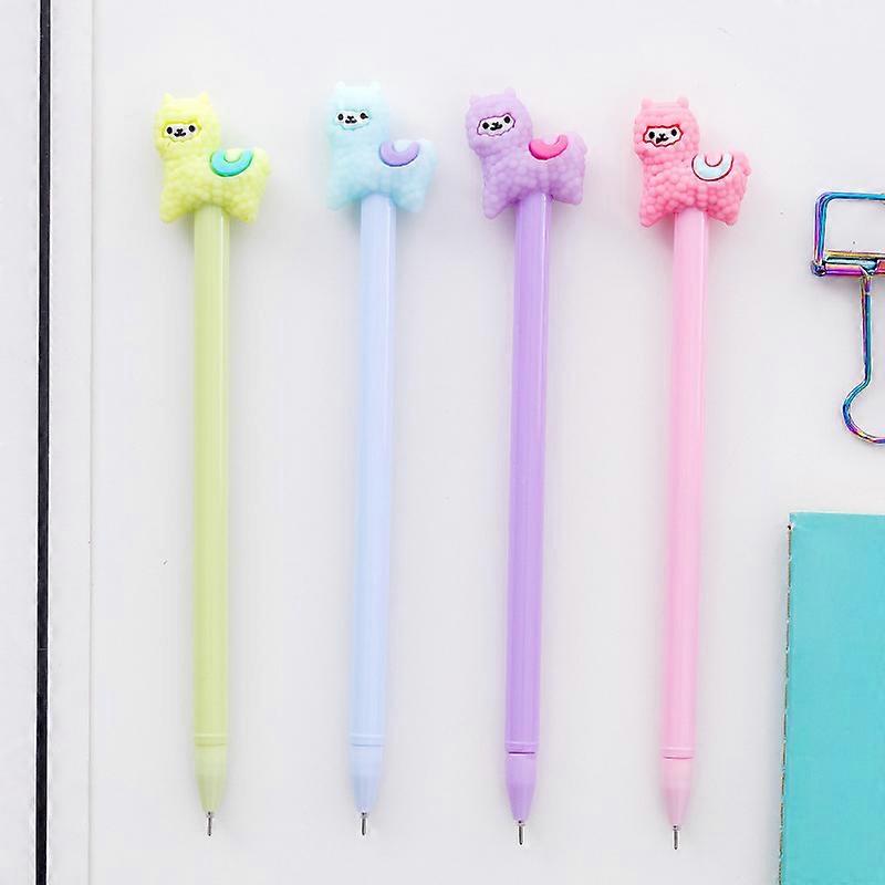 Animal Llama Sheep Alpaca Gel Pens Set Fashion Cute Colorful Kawaii ...