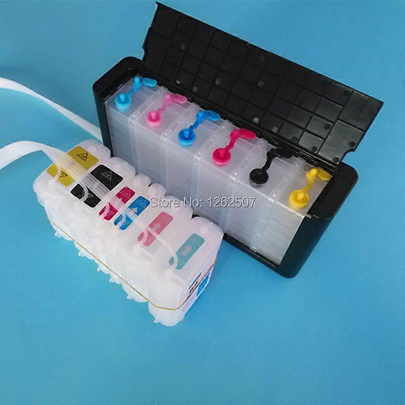 84 85 6Colors Bulk Ciss System Continuous Ink Supply System For HP84 85 ...