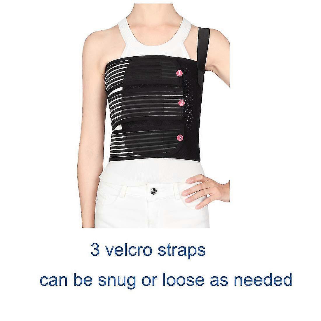 Rib Brace Broken Rib Belt, Chest Brace Elastic Rib Support Brace For ...