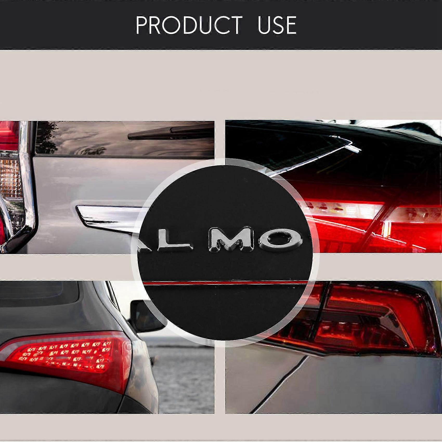 3D Dual Motor Decals Car Rear Trunk Emblem Sticker Badge Decals for ...