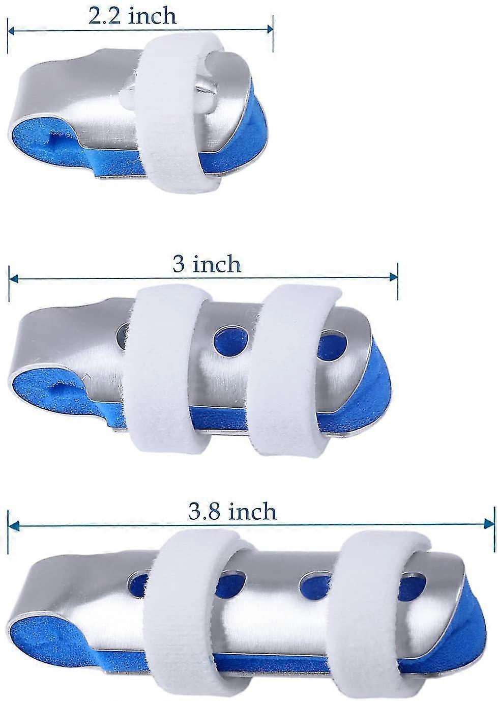 Finger Splints: 3-size Pack Made For Finger Knuckle Immobilization Of ...