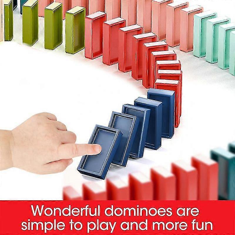 Domino Train Blocks Set Building And Stacking Toy Creatives Toys Domino ...