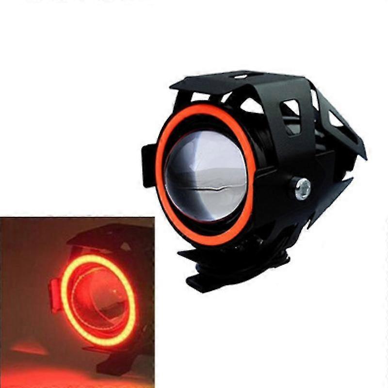 125w Motorcycle Headlight U7 Led Moto Driving Car Fog Spot Head Light ...