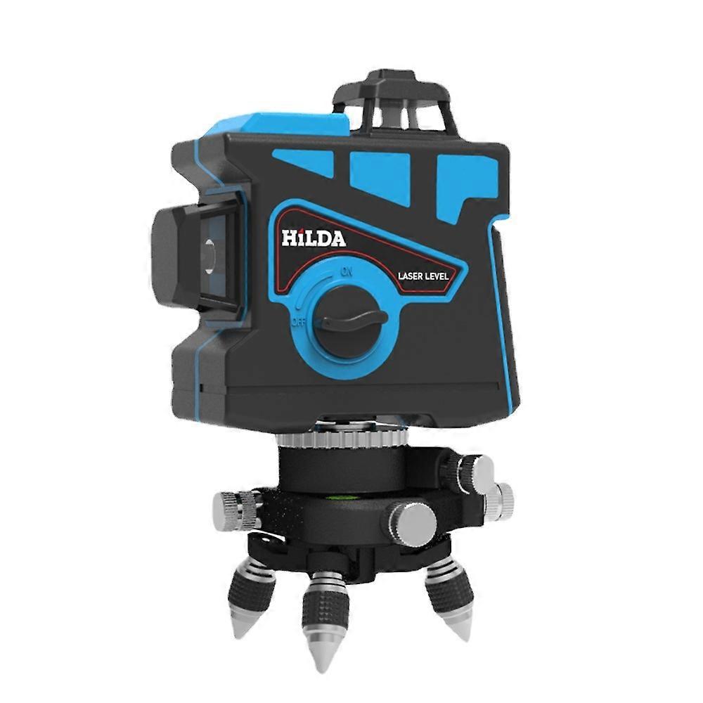 3d 12 Lines Green Light Laser Level Vertical Line Horizontal Cross High ...