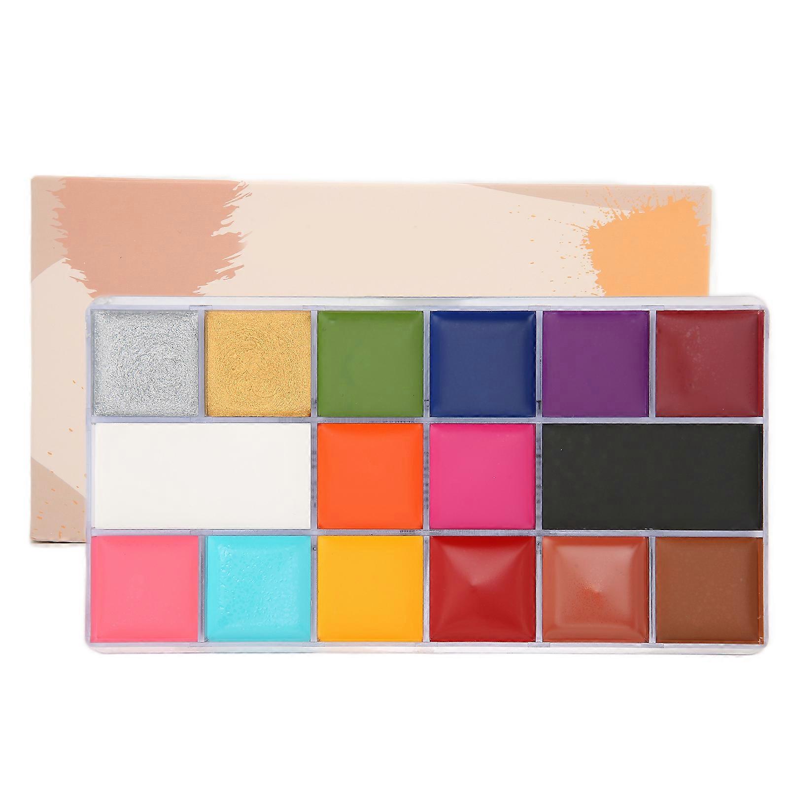 IMAGIC 16 Colors Face Body Paint Oil Athena Face Painting Palette for ...