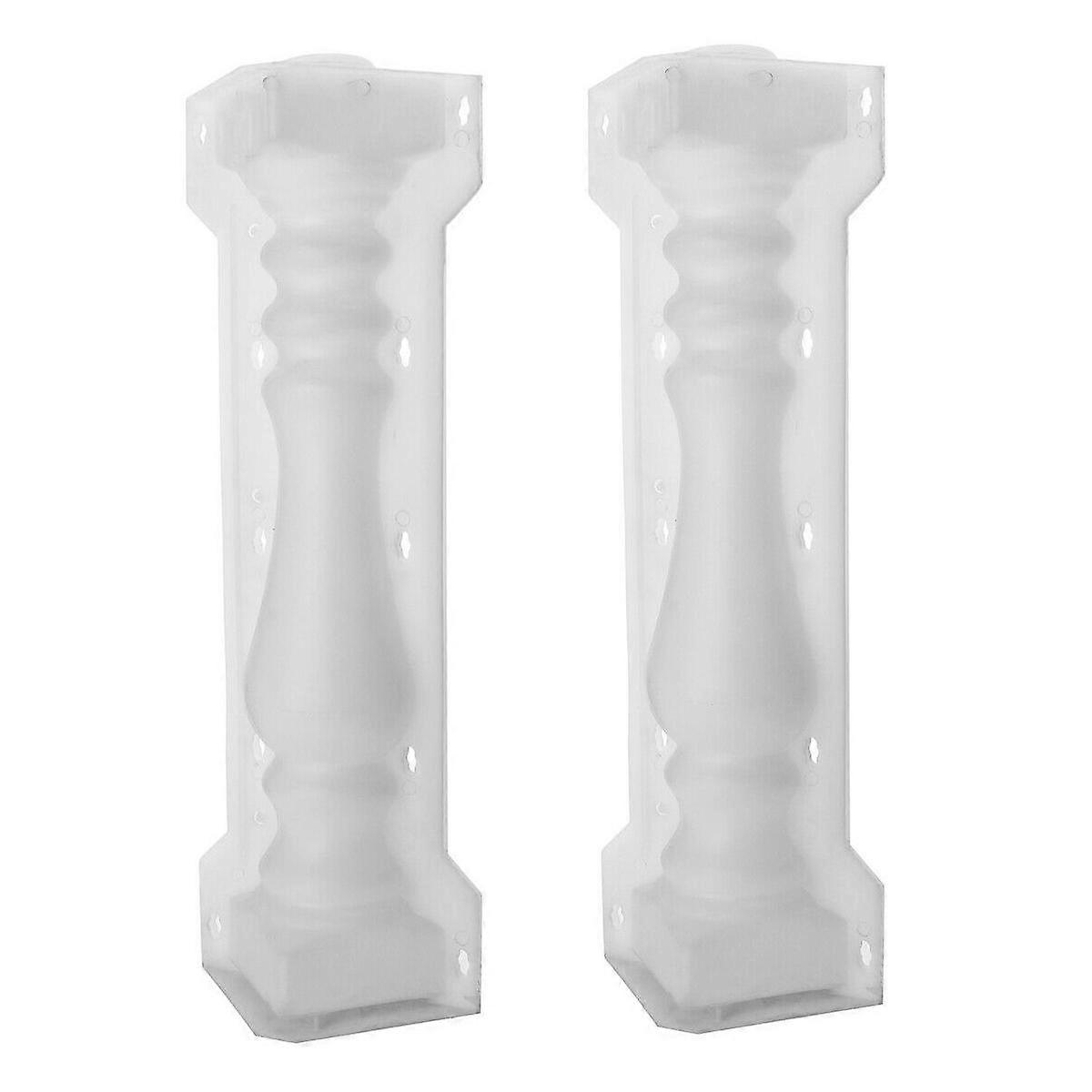 60X14cm Roman Column Mold Balcony Garden Pool Fence Cement Railing ...