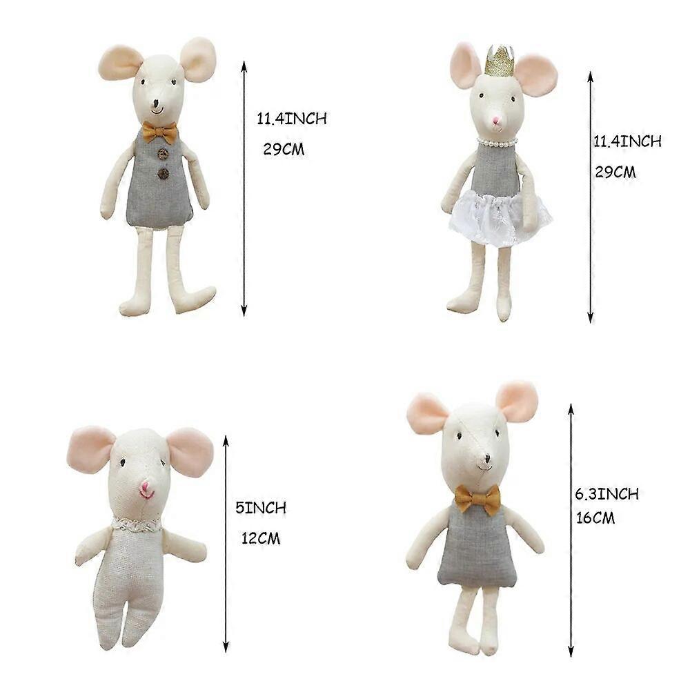 Cute Plush The Mouse Family birthday gift for 6 year girl Little Mouse ...