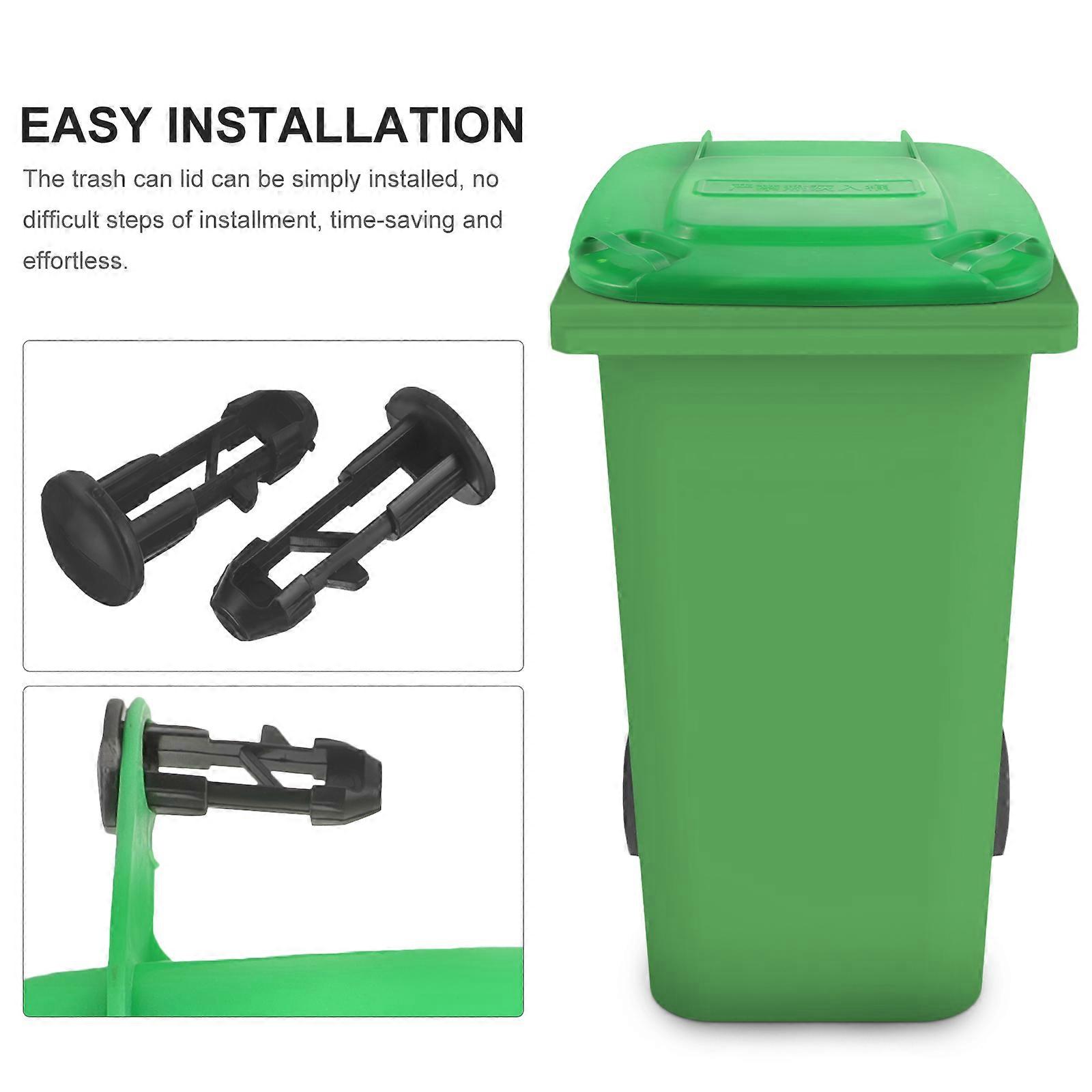 Plastic Trash Can Lid Plastic Garbage Can Lid Outdoor Sanitation Waste ...