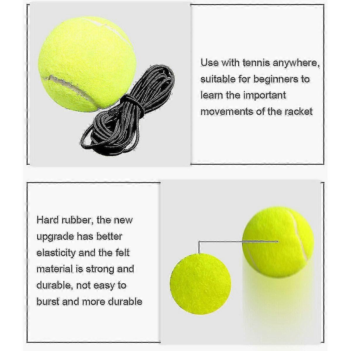 2x Tennis Training Swingball Replacement Ball Adjustable Tether Rope ...