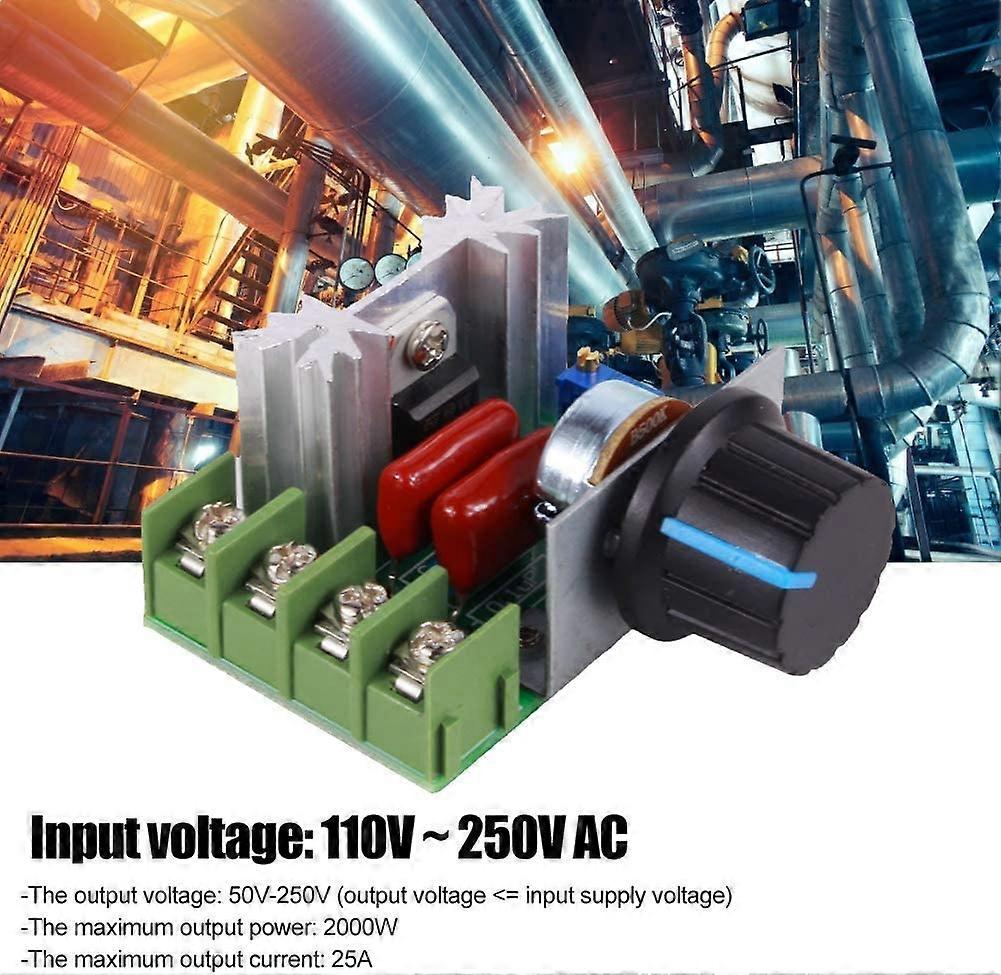 PWM AC Motor Controller Hastighetskontroll 2000W Justerbar ...