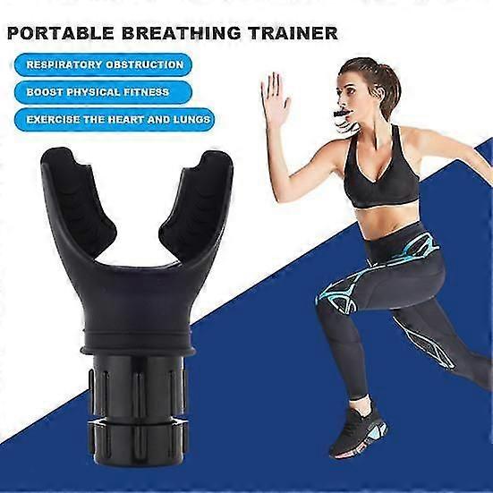 Portable Breathing Trainer Adjustable Resistance Men Women Oral Muscles ...