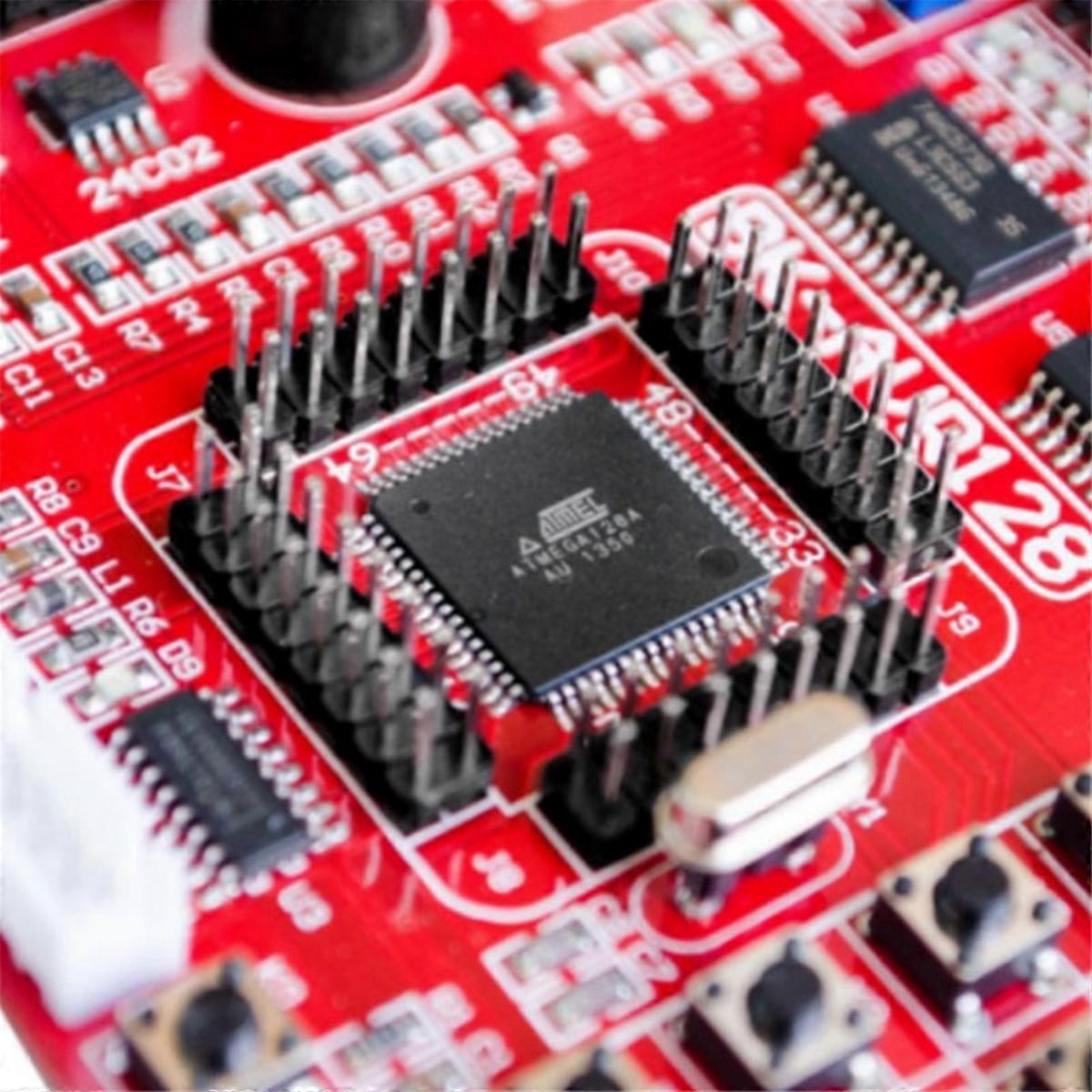 AVR Microcontroller Development Board ATMEGA128 Development Board Learning Board Experimental ...