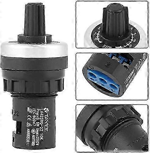 Panel Mount Potentiometer LA42DWQ - 10K Rotary Potentiometer | Fruugo UK