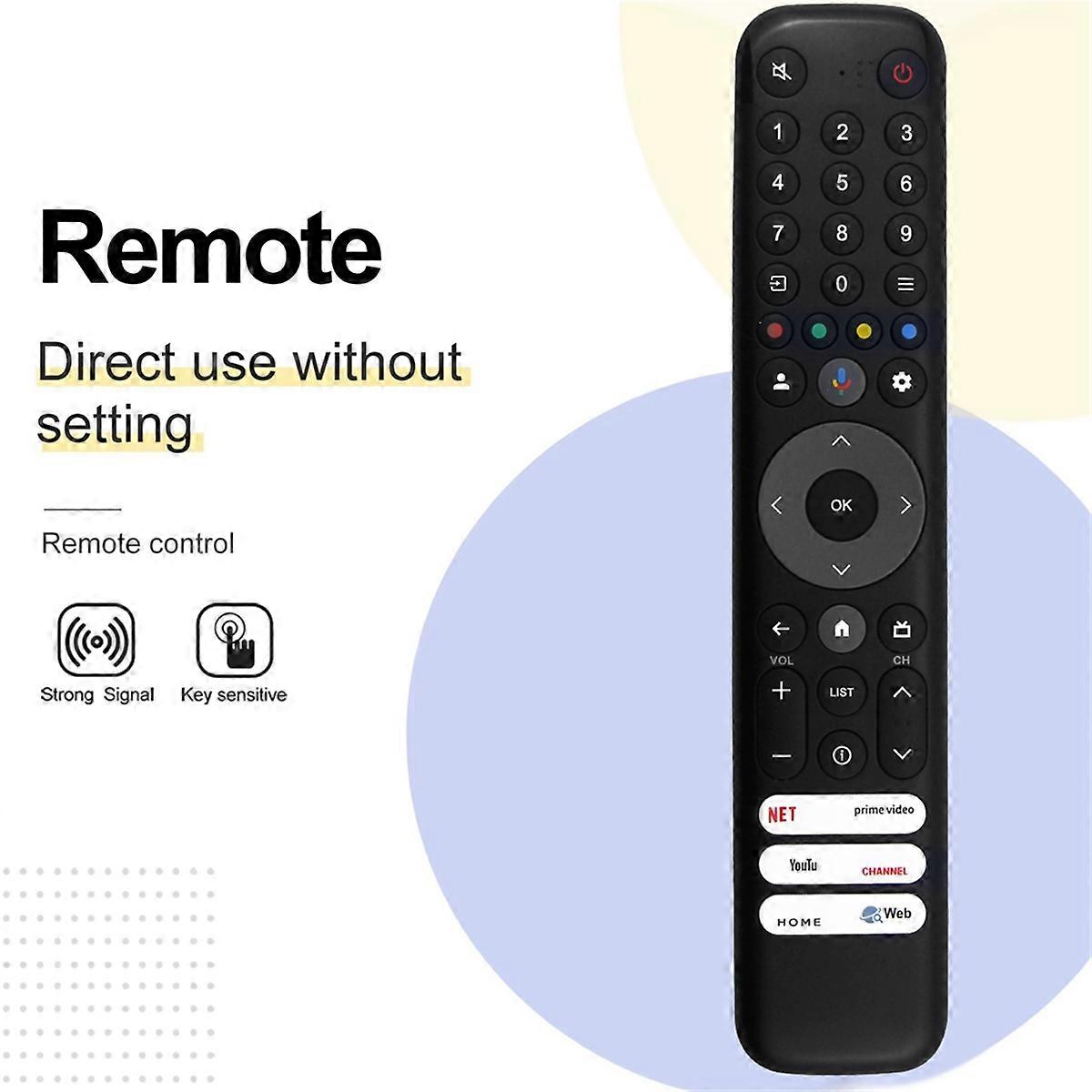 Replace RC833 GUB1 Remote Control for QLED Smart TV 50 55 65 75C645 ...