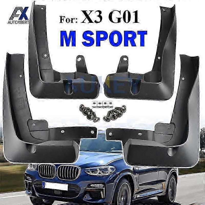 Set Front Rear For BMW X3 G01 M sport 2018 - 2022 Mud Flaps Mudflaps ...