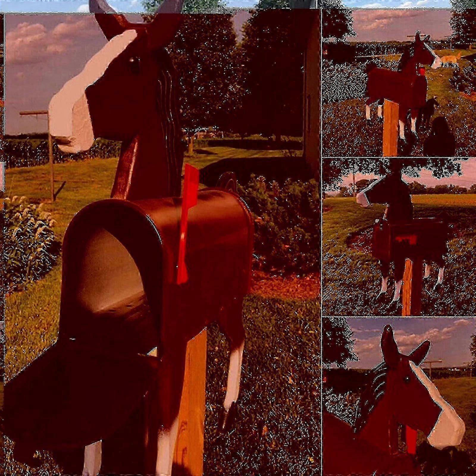 Metal Animal Mailbox Farm Animal Mailboxes For And Outside Garden Decor ...