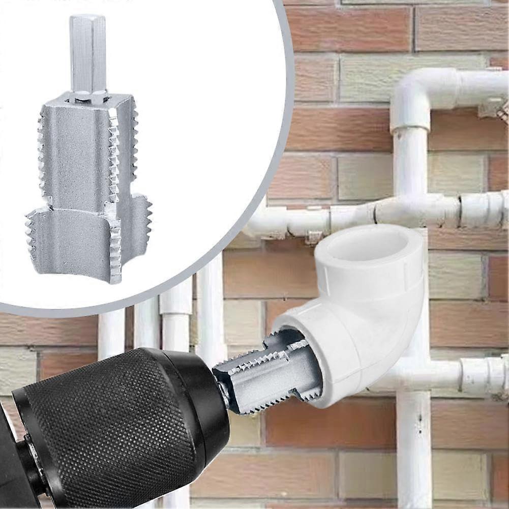 Pipe threading device for 1/2, 3/4 inch water pipe internal hole opener ...
