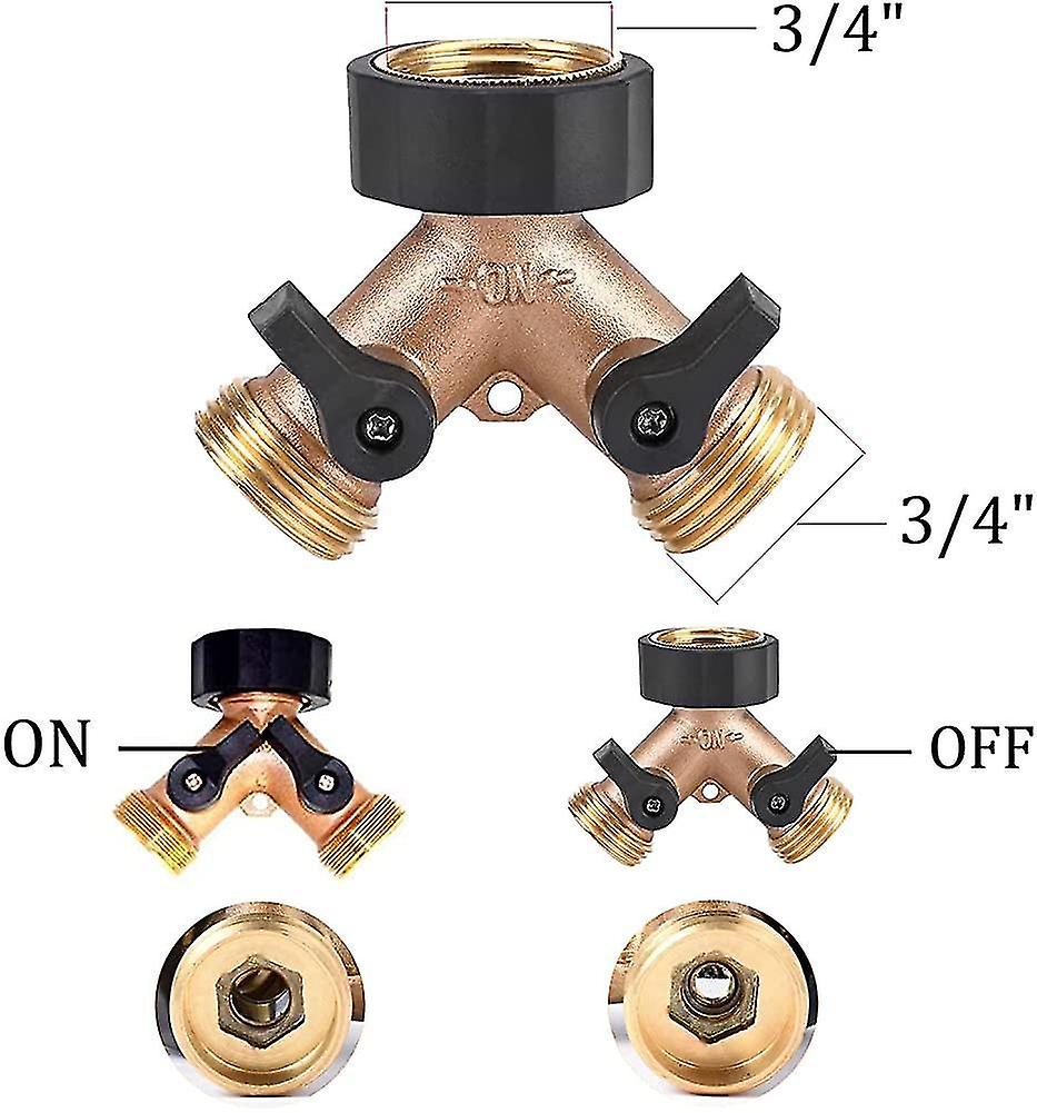 2-Way y-distributor for taps 2-way distributor with 2 3/4-inch bsp ...