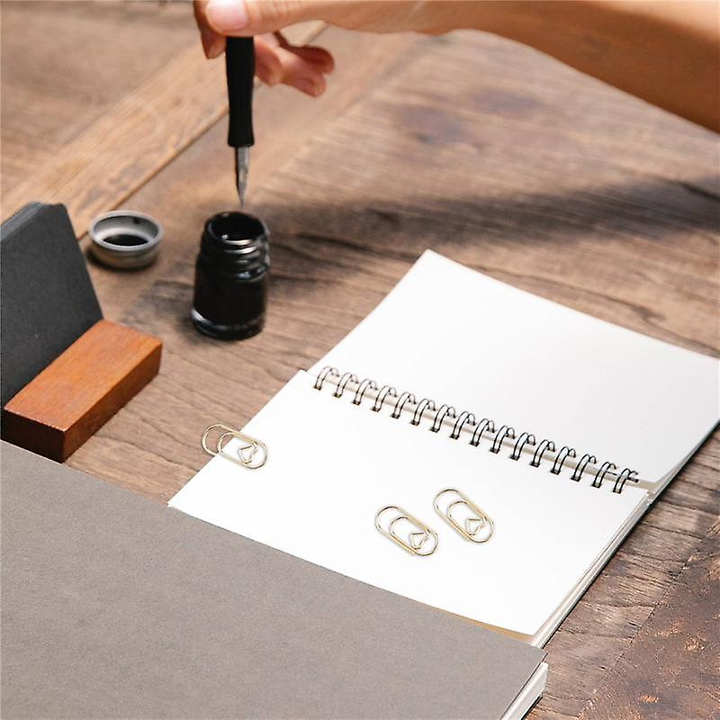 150 Pieces Gold Cute Paper Clips Mini Clips Heart Shaped Paperclips ...