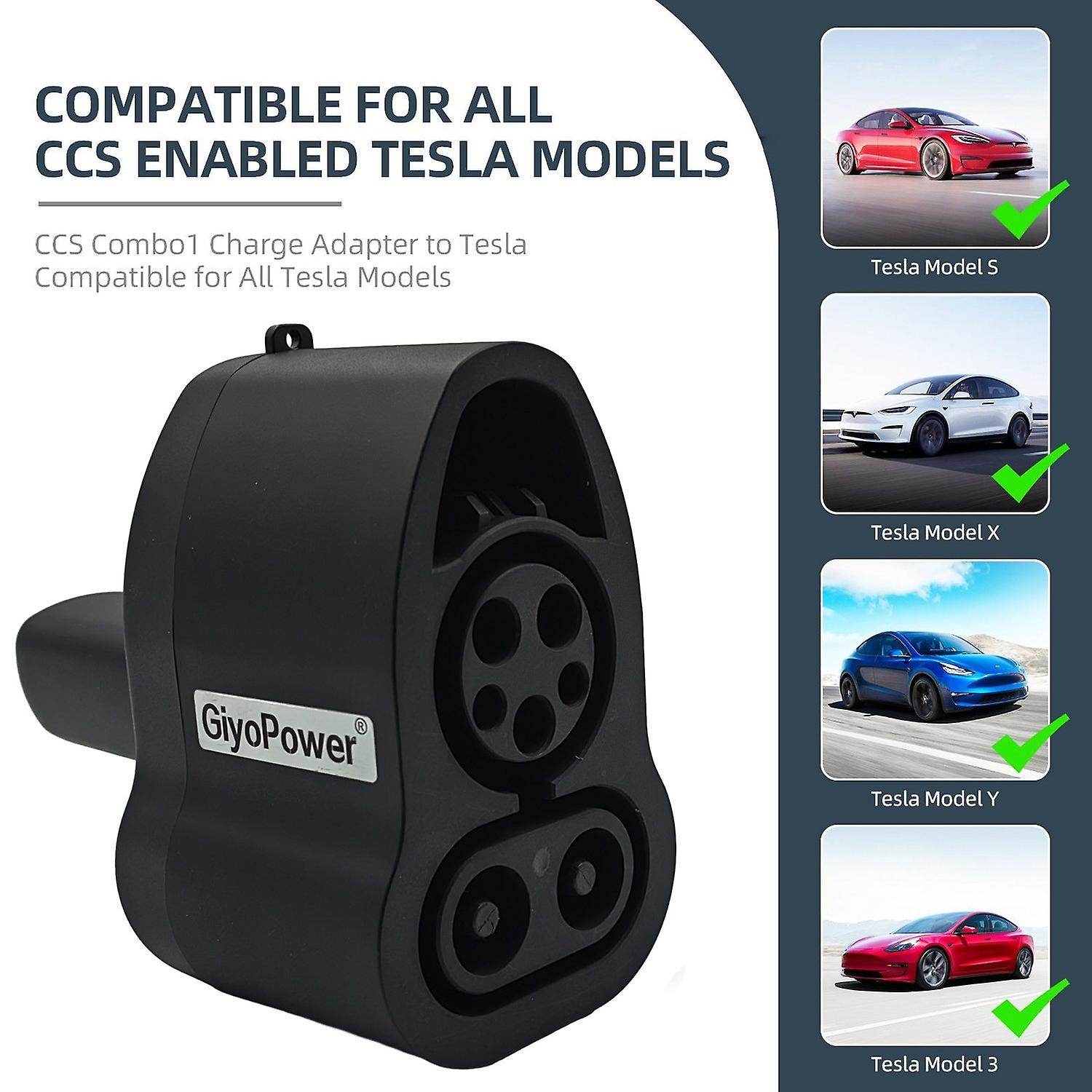EV charging adapter CCS1 to Tesla DC EV Adaptor 250A Fast Charging ...