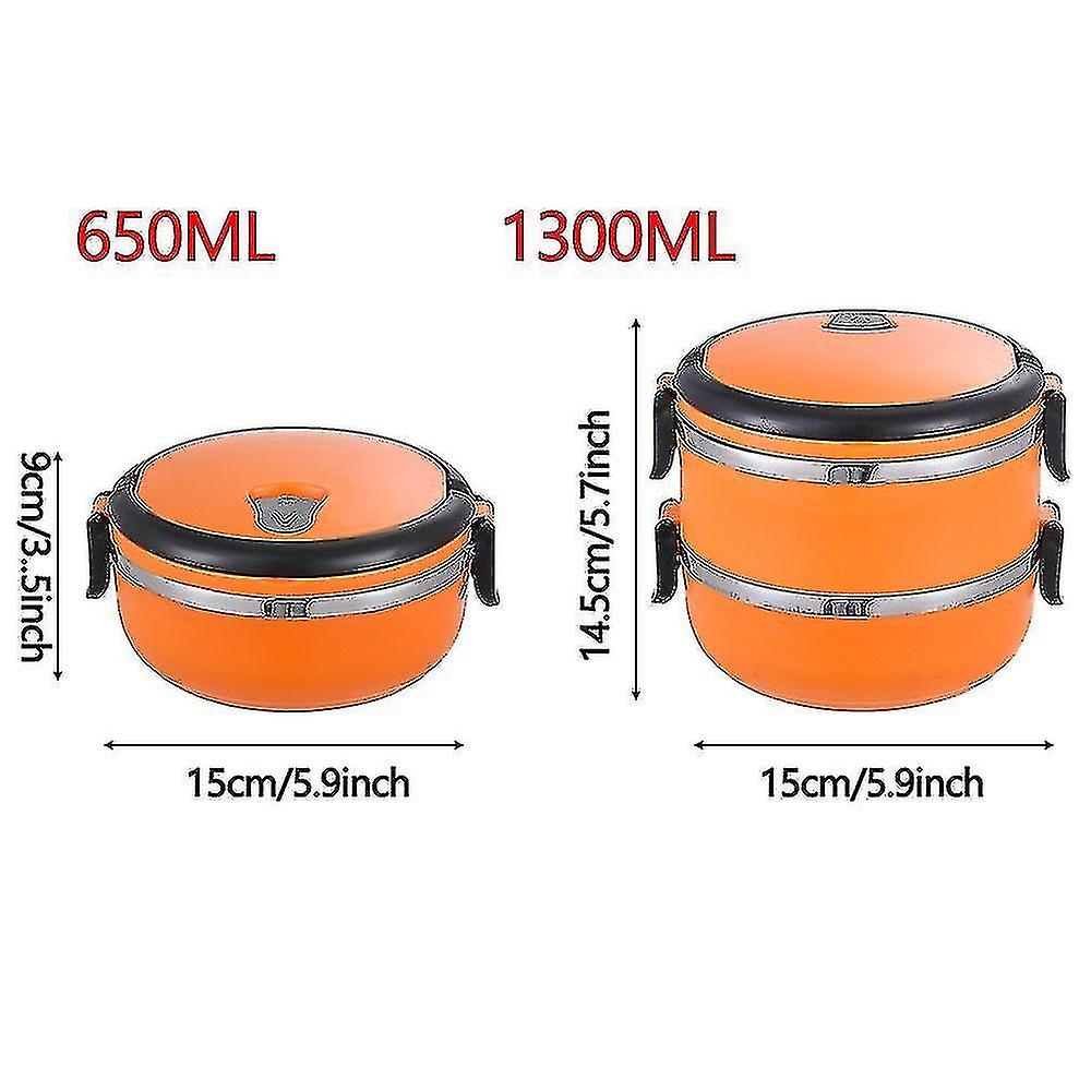 Hot Food Flask Stainless Steel Lunch Box Thermos Vacuum Insulated Trave ...