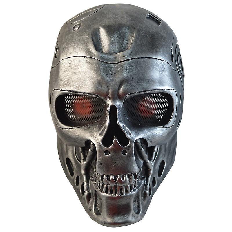 Halloween Classic Cosplay Props Terminator T800 Robot Mask Horror Skull ...