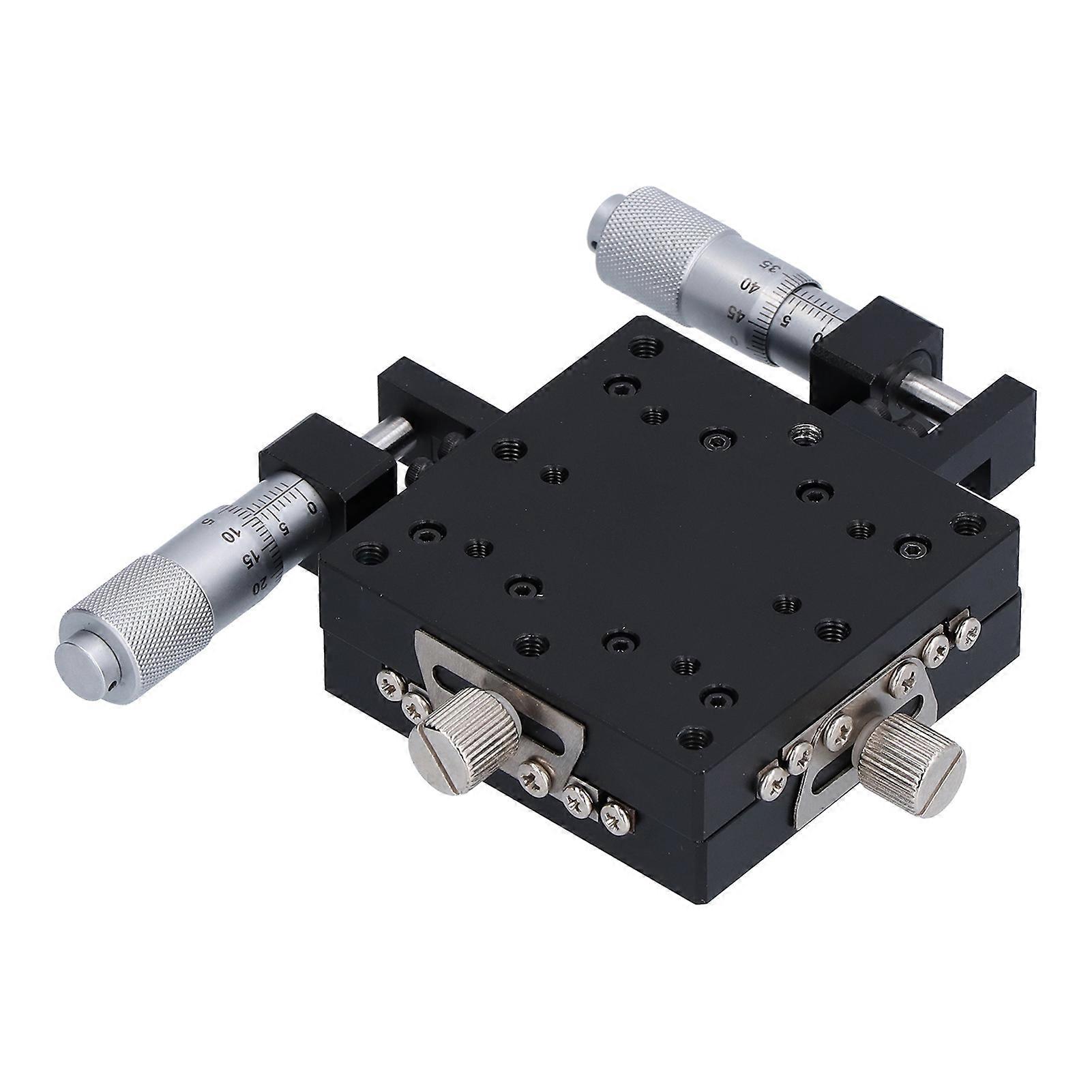 Xy Linear Stage Cross Roller Micrometer Manual Slide Table Trimming ...