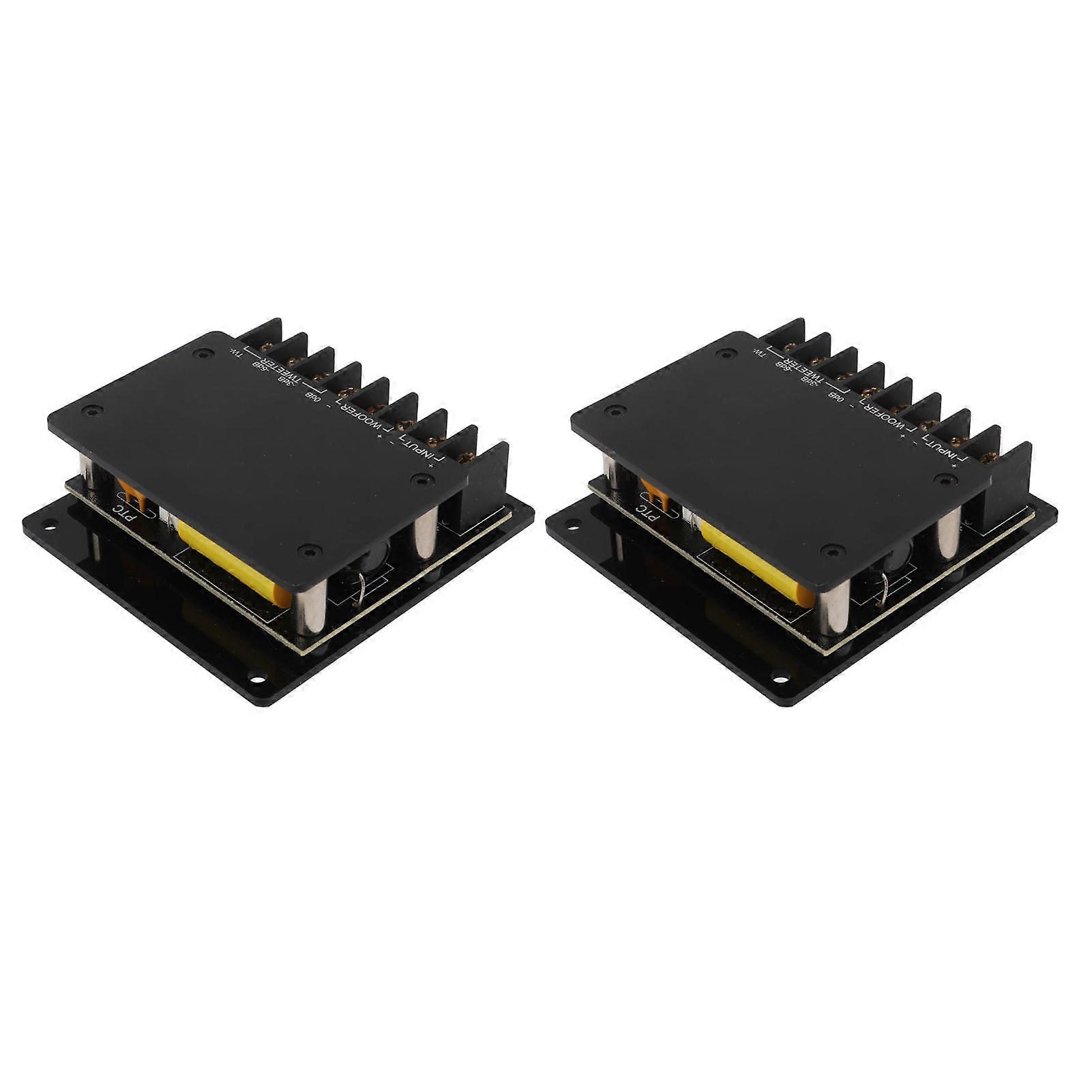 2Pcs Speaker Frequency Divider 120W Overcurrent Protection Universal 2 ...
