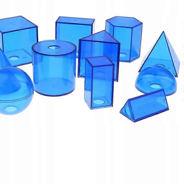 12pcs Geometric Shapes Toys Math Aids Math Visual Aids | Fruugo UK