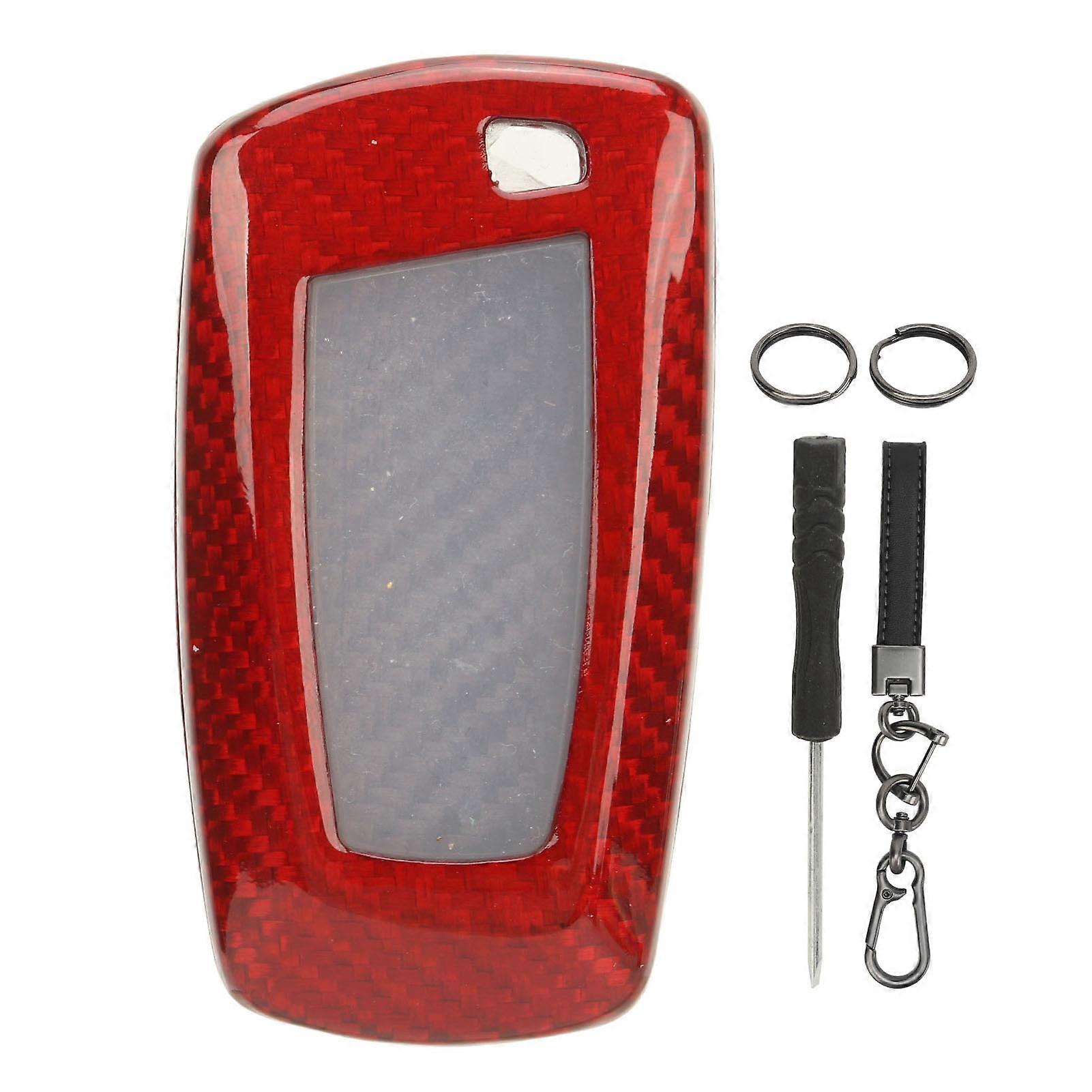 Car Key Shell Carbon Fiber Keyless Entry Remote Fob Cover Case for F20 ...
