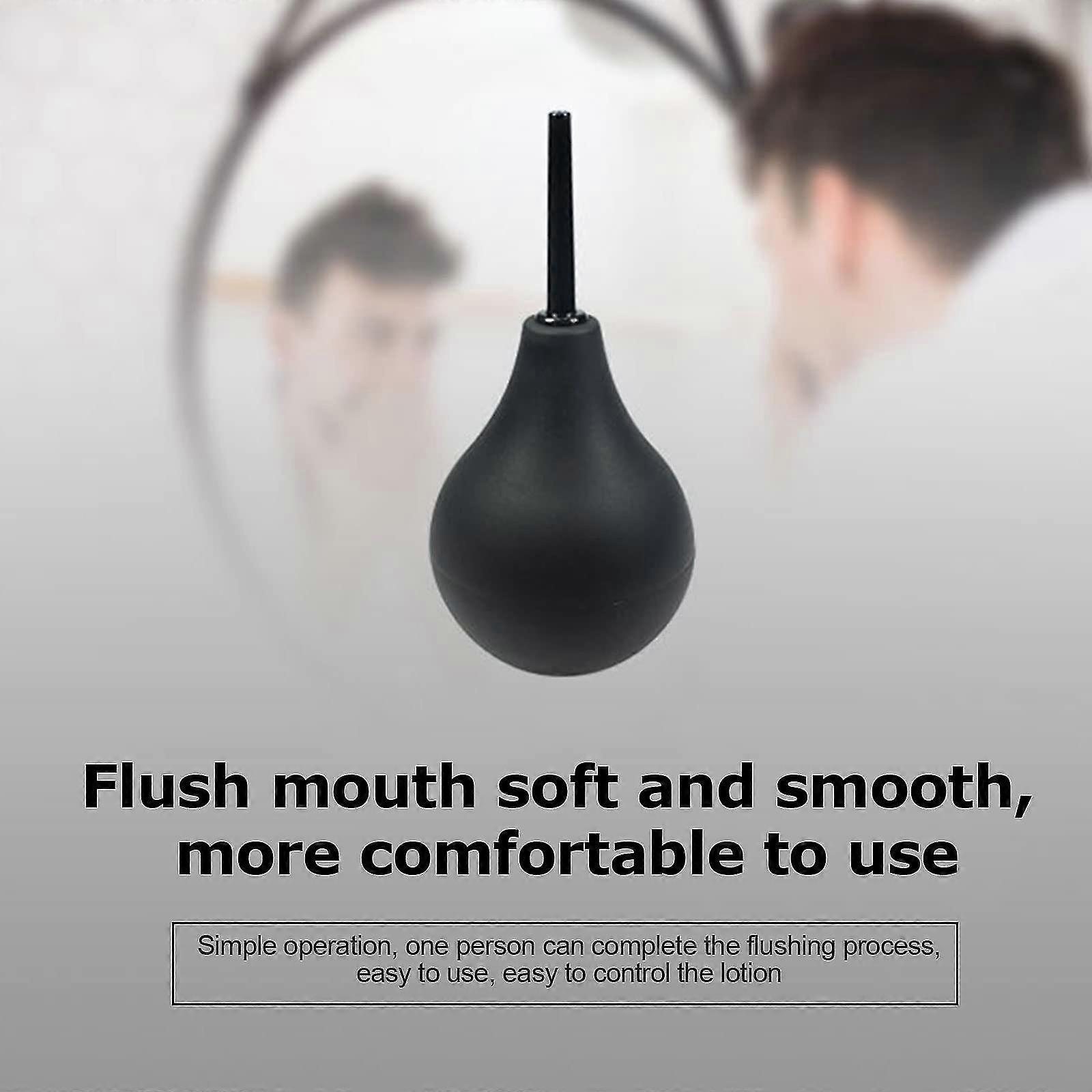 Enema Bulb Douche for Men & Women, Reusable Cleaning Silicone Slim ...