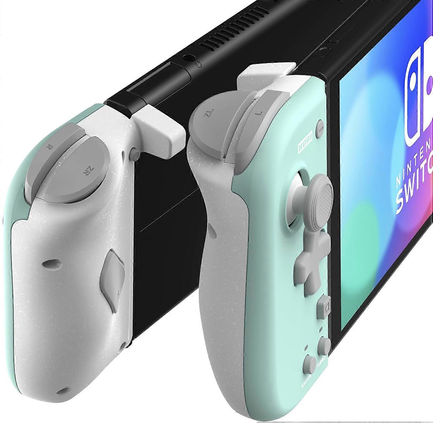 HORI Split Pad Compact: Mint Green and White for Nintendo Switch ...