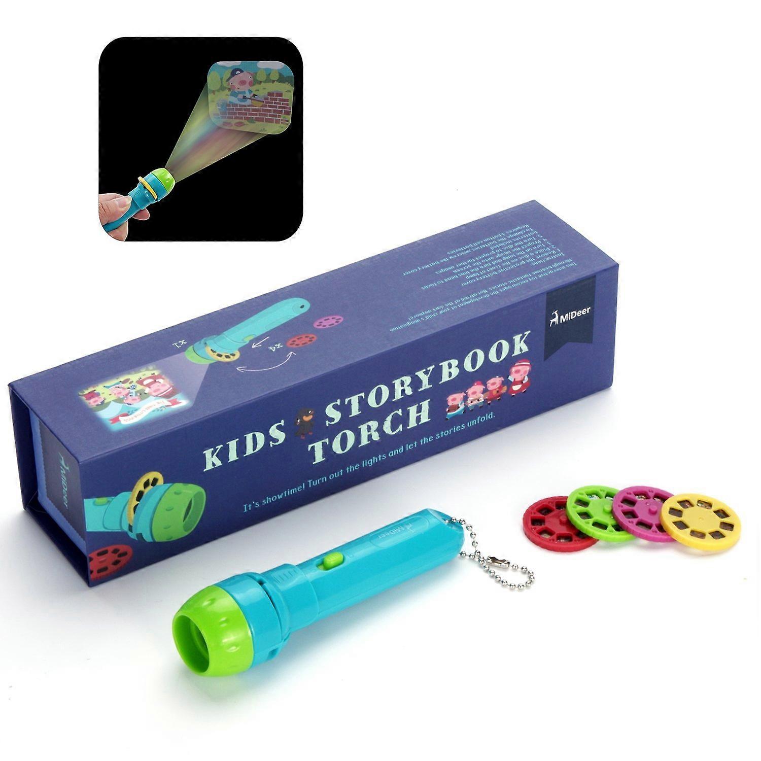 Warm and Comfortable Story Projection Torch for Kids - Flashlight ...