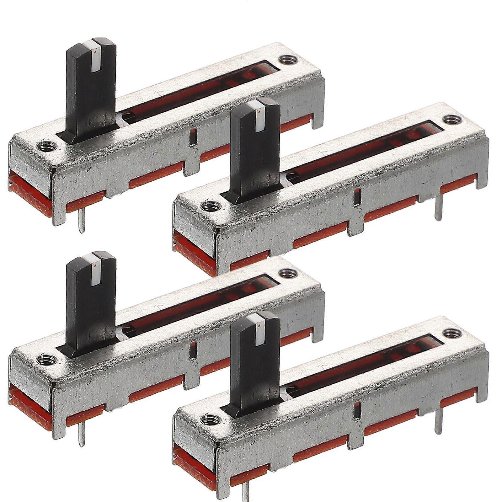 4pcs Sliding Potentiometer Stereo Volume Potentiometer Linear Slide ...