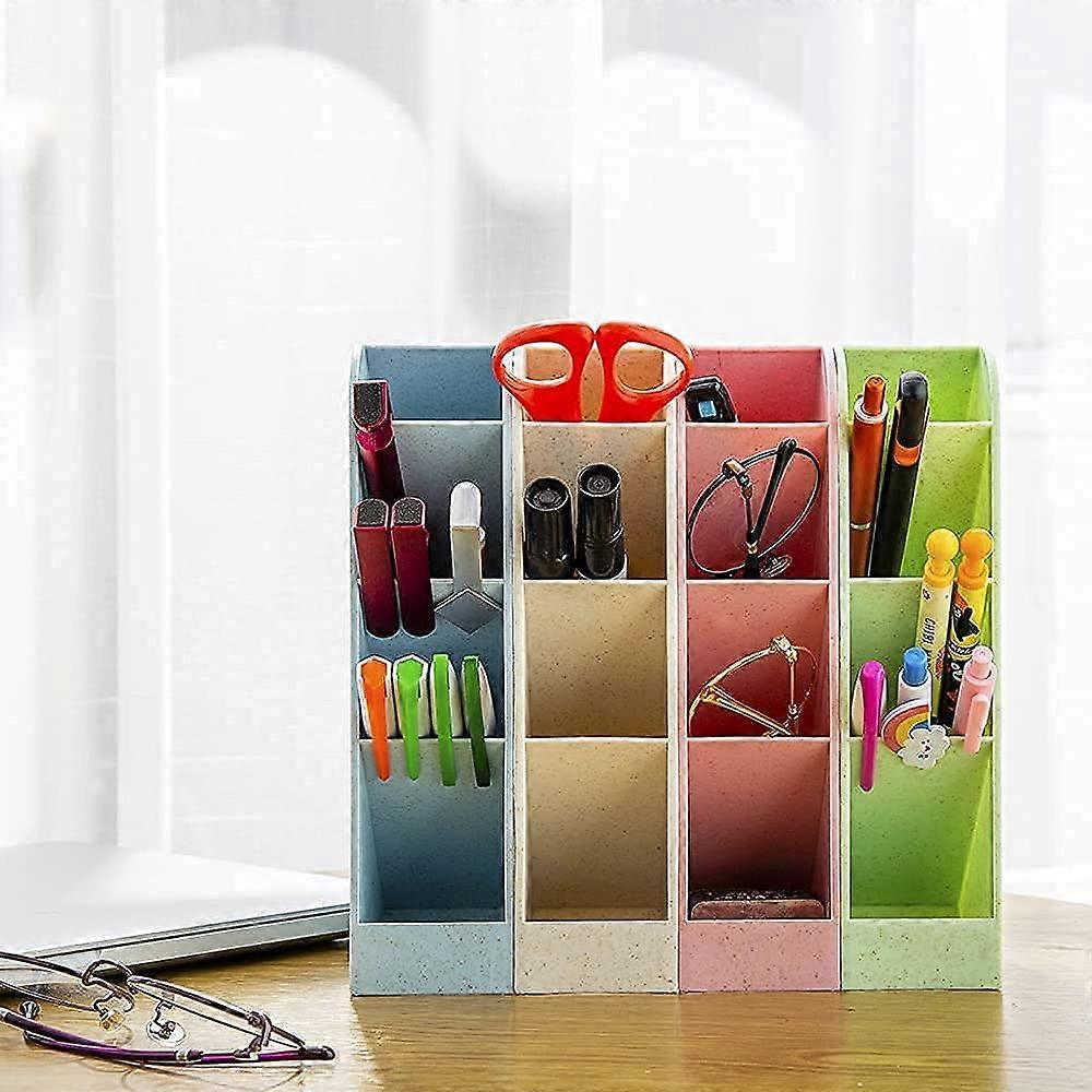 Desk storage pen holder, multi-functional desk cute stationery storage school supplies | Fruugo UK