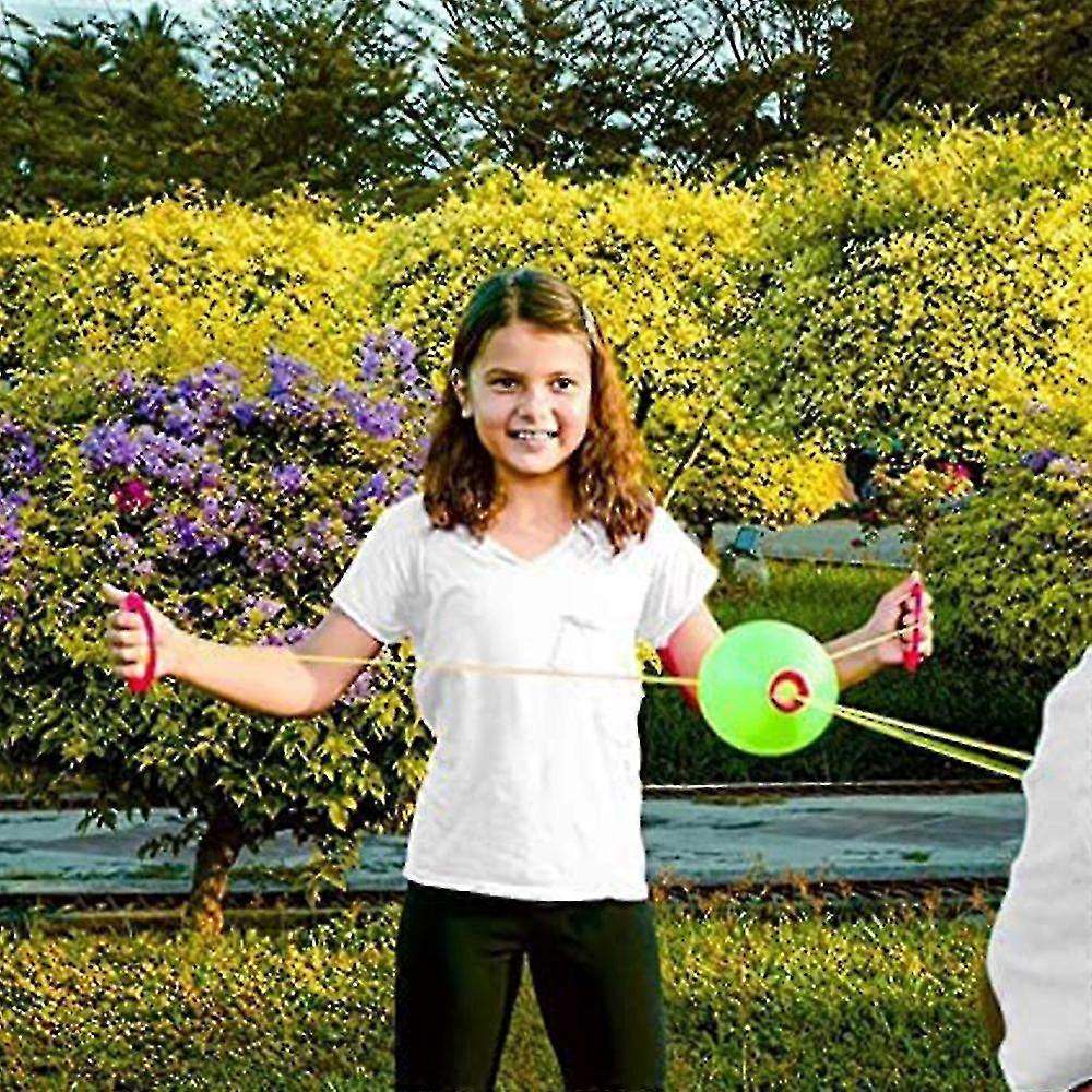 Sliding Zoom Ball Toy And Fitness Game For Kids With Long, Nylon Rope ...