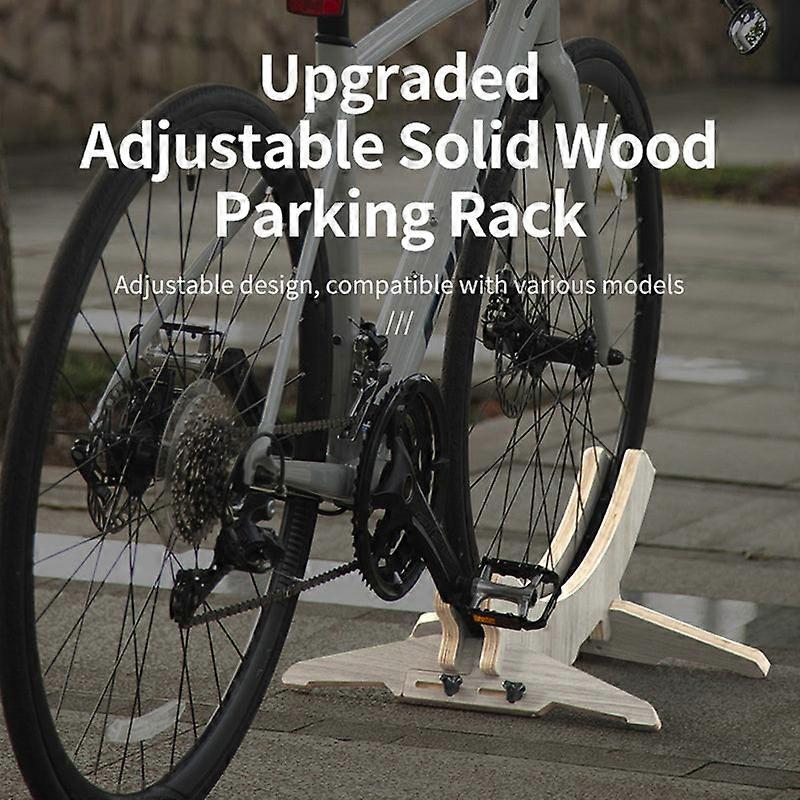 Bicycle Indoor Parking Wood Mountain Storage Stand Road Bike Rack ...