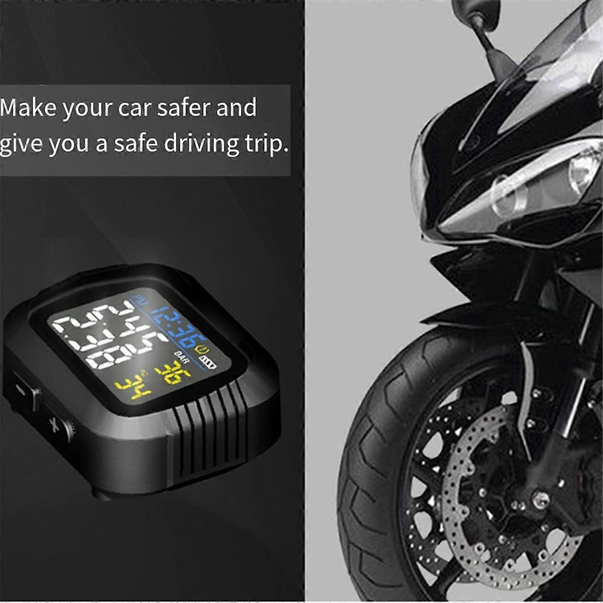 Motorcycle Tire Pressure Monitoring System Infrared Sensor with 2 ...