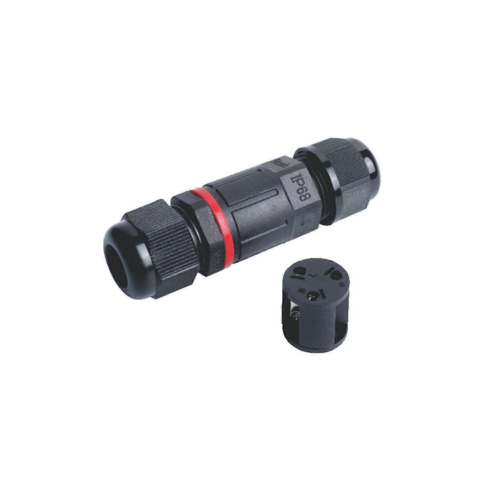 3-Pole Outdoor Waterproof Cable Connector 16A 250V IP68 Underground ...