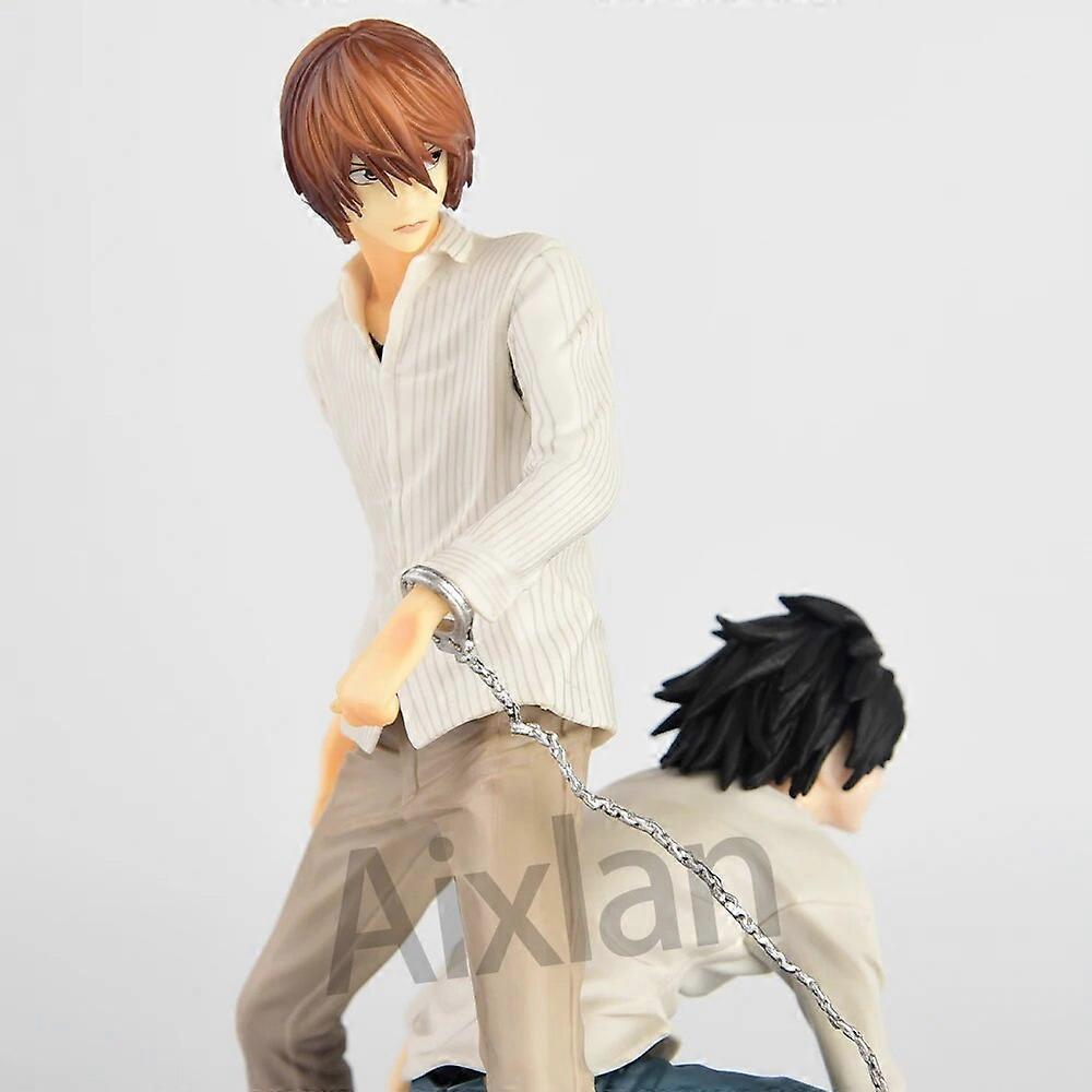 24cm Death Note Anime Figure Light Yagami L PVC Action Figure 1160 ...