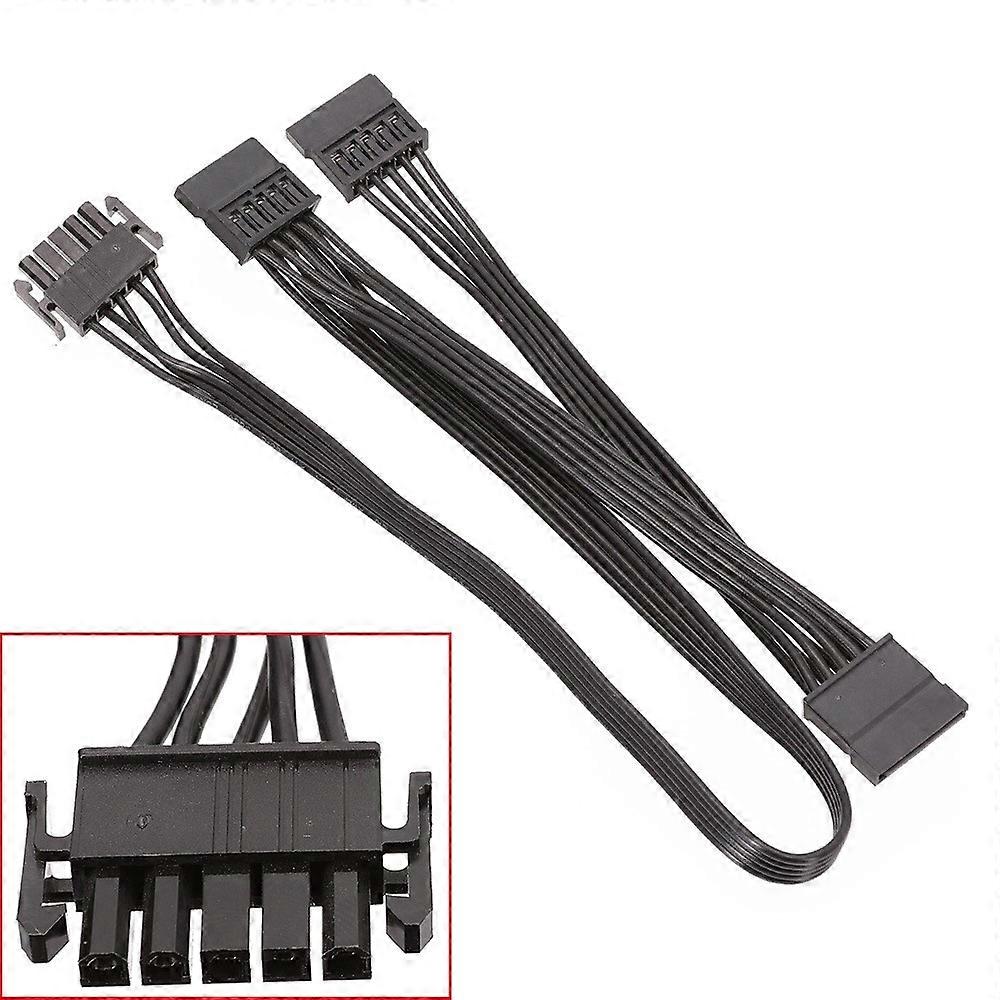 5Pin to 3 Port SATA Peripheral Power Supply Cable for Modular PSU ...