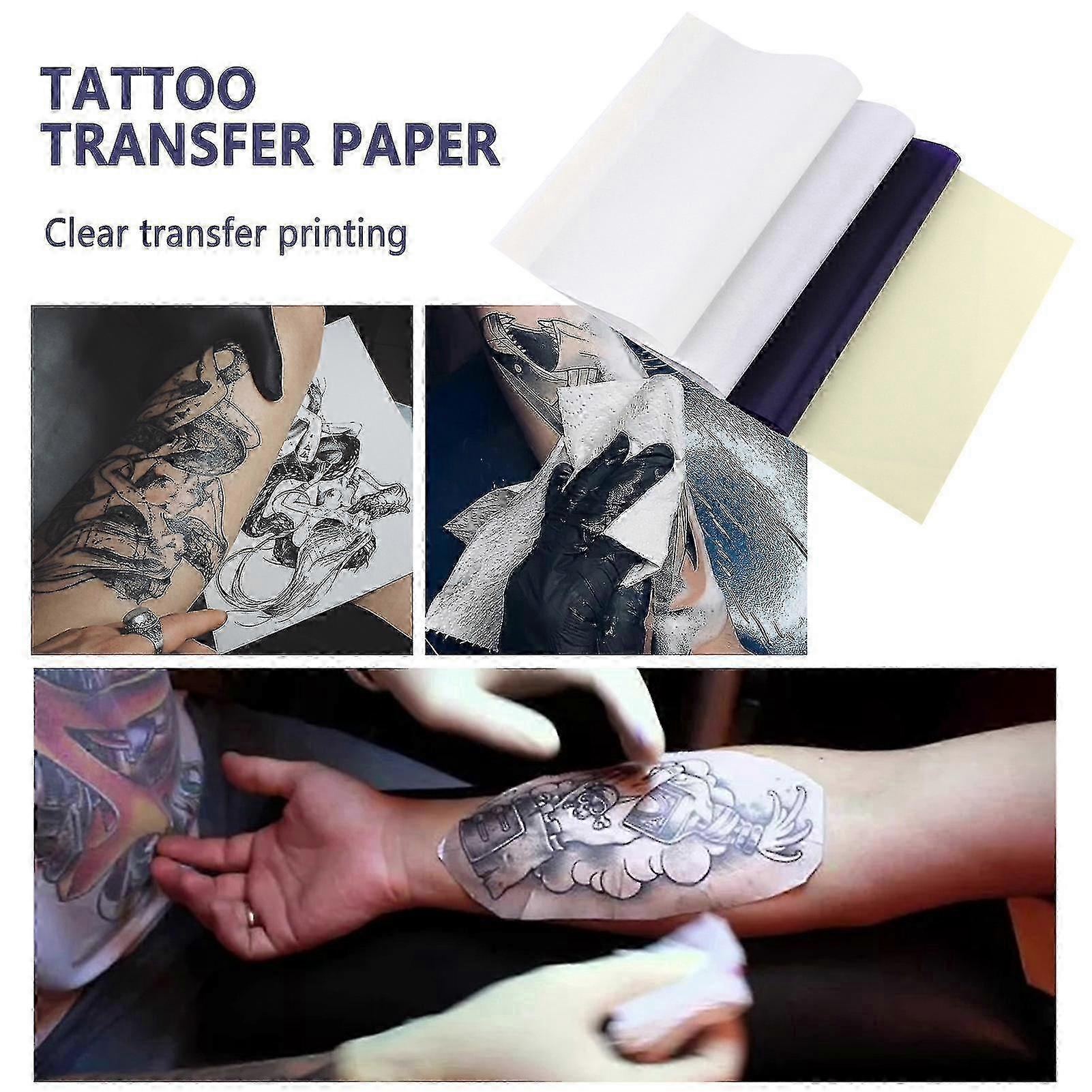A4 Tattoo Transfer Paper Tattoo Stencil Thermal Transfer Paper Reusable ...
