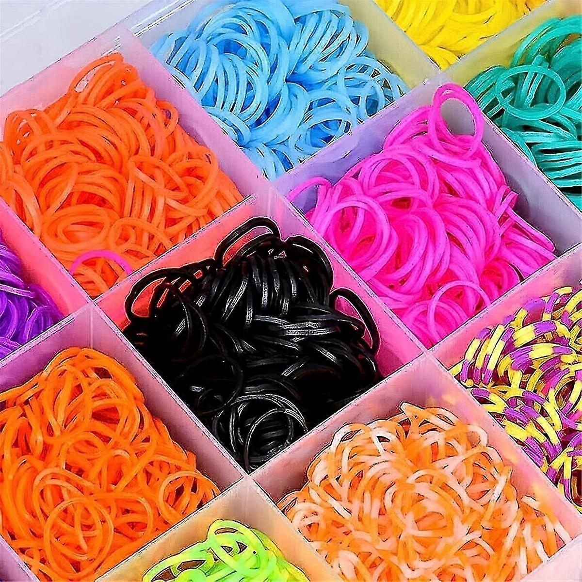 Diy Handmade Rubber Bands Weaving Tool Box Bracelet Kit Toys For ...