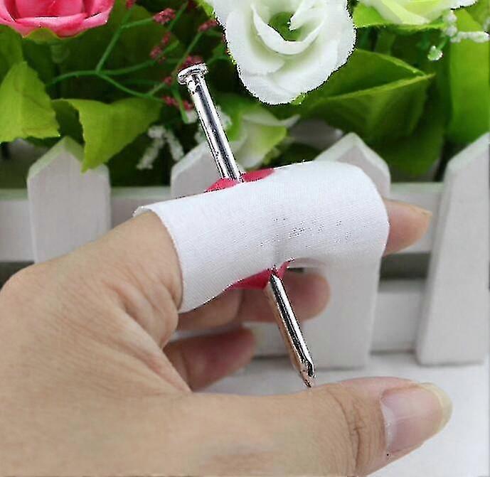 2pcs Fake Nail Through Finger Trick Prank Maker Trick Fun Novelty Funny ...