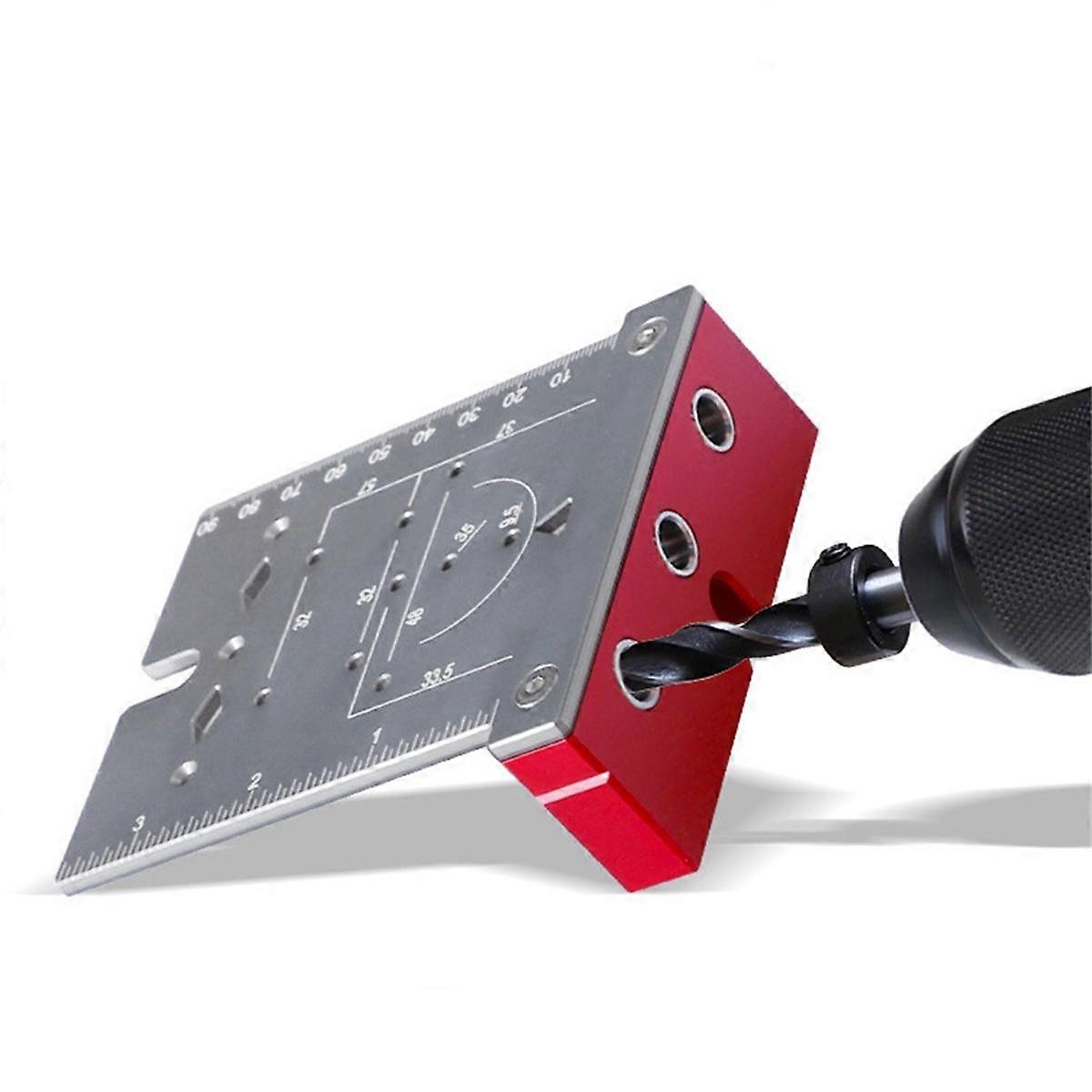 35mm Hinge Punching Locator Hinge Boring Jig with Inch Metric Scale ...