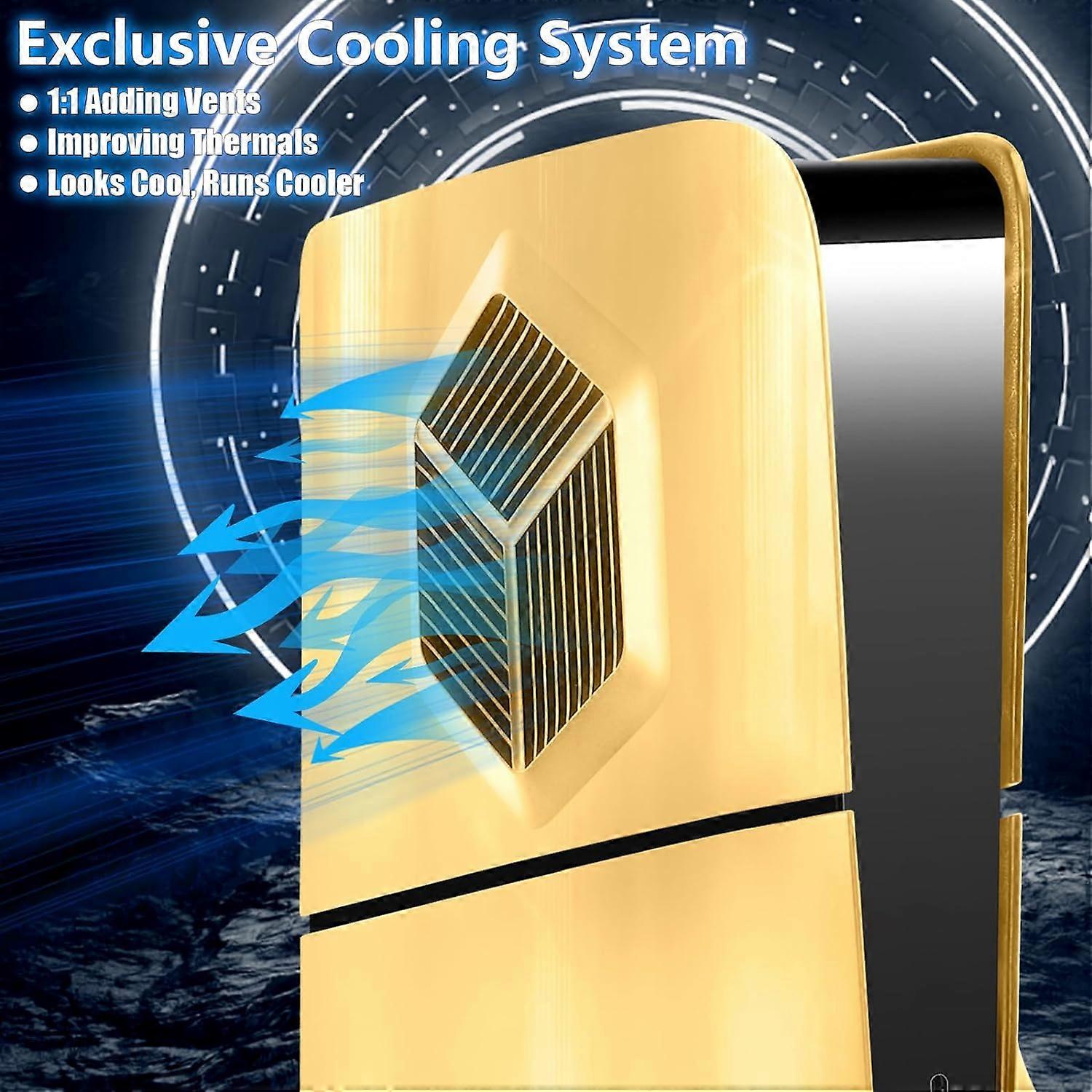 PS5 Slim Cover Plates Compatible with PS5 Slim Disc Edition, Separated ...