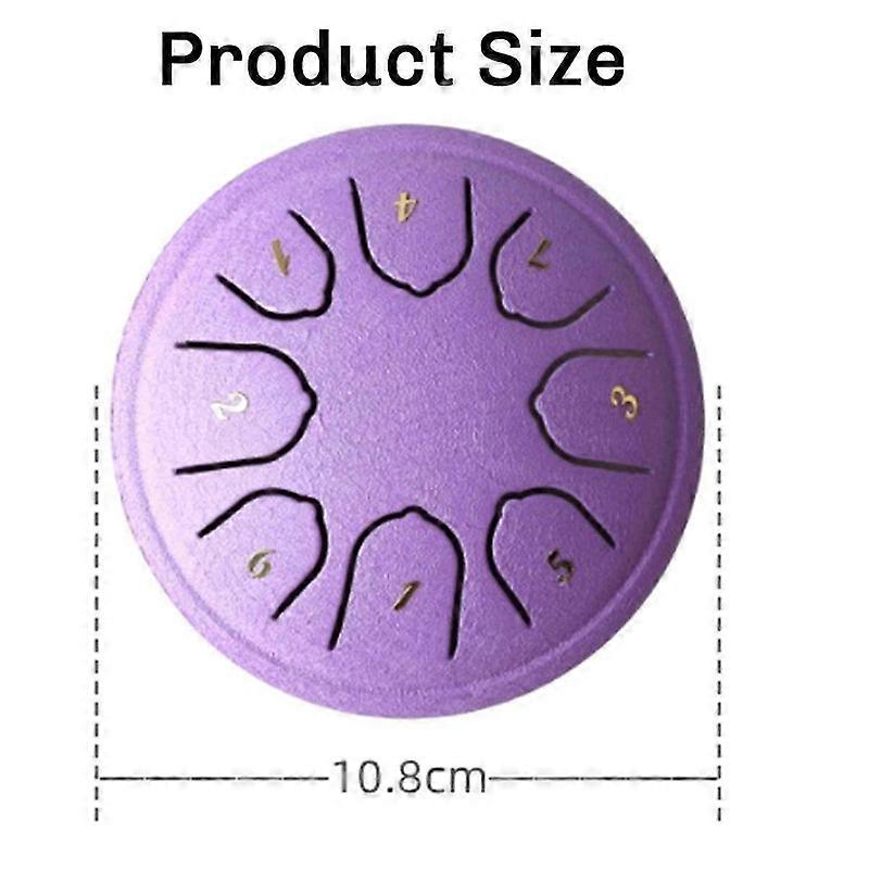 Rain Drum For Outside Steel Tongue Drum, 8 Notes 4.5 Inch Chakra Tank ...