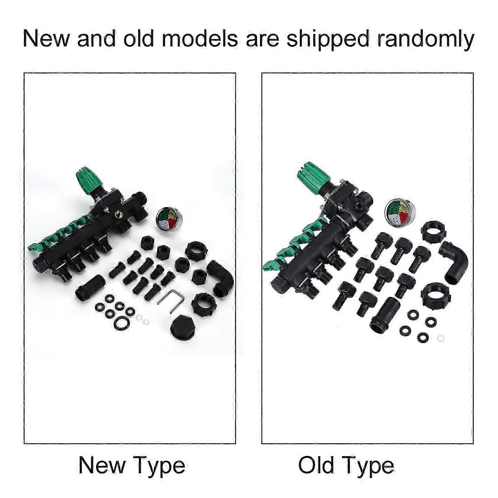 4 Way Water Splitter Agricultural Sprayer Control Valve Accessories for ...